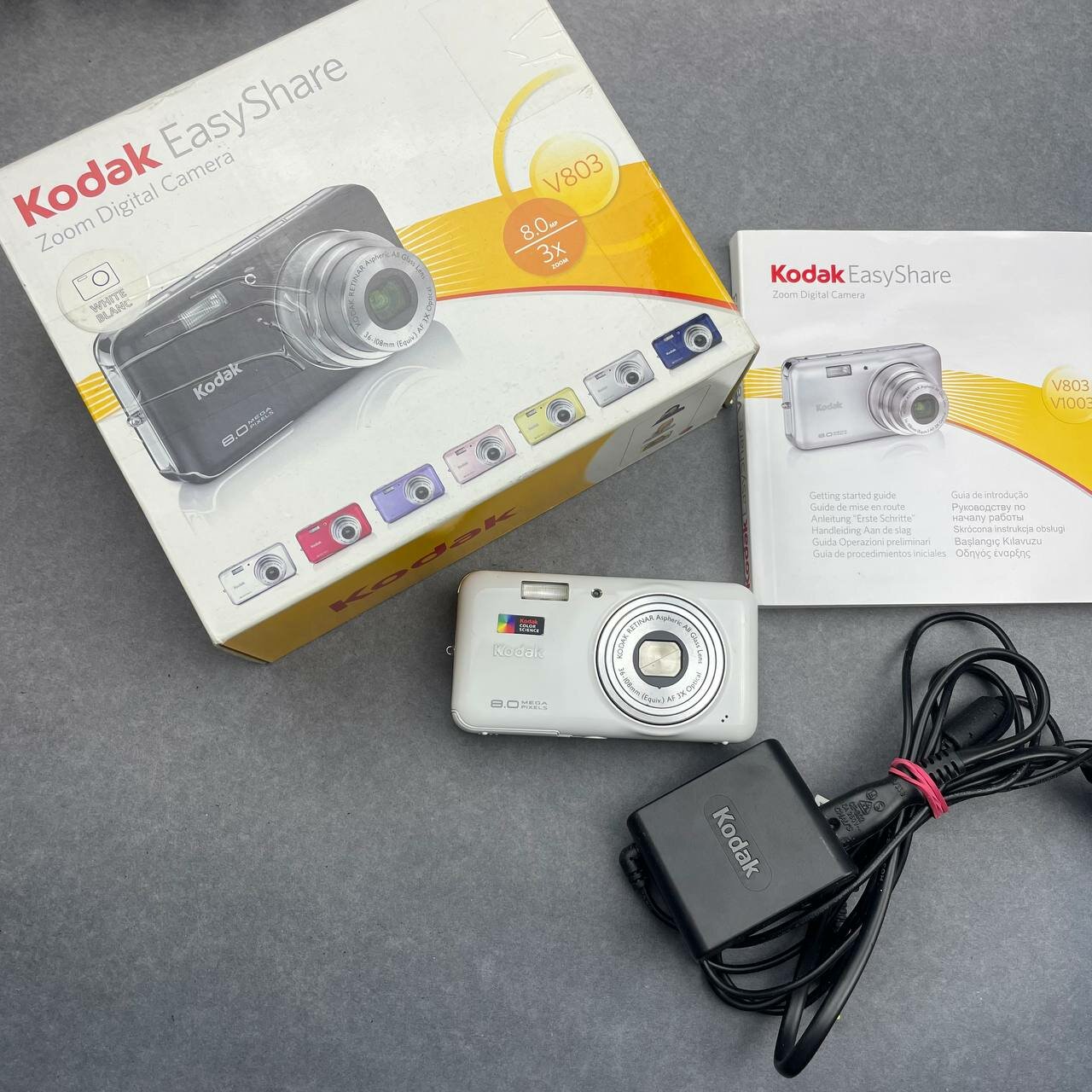 Цифровой компактный фотоаппарат Kodak EasyShare v803, с коробкой