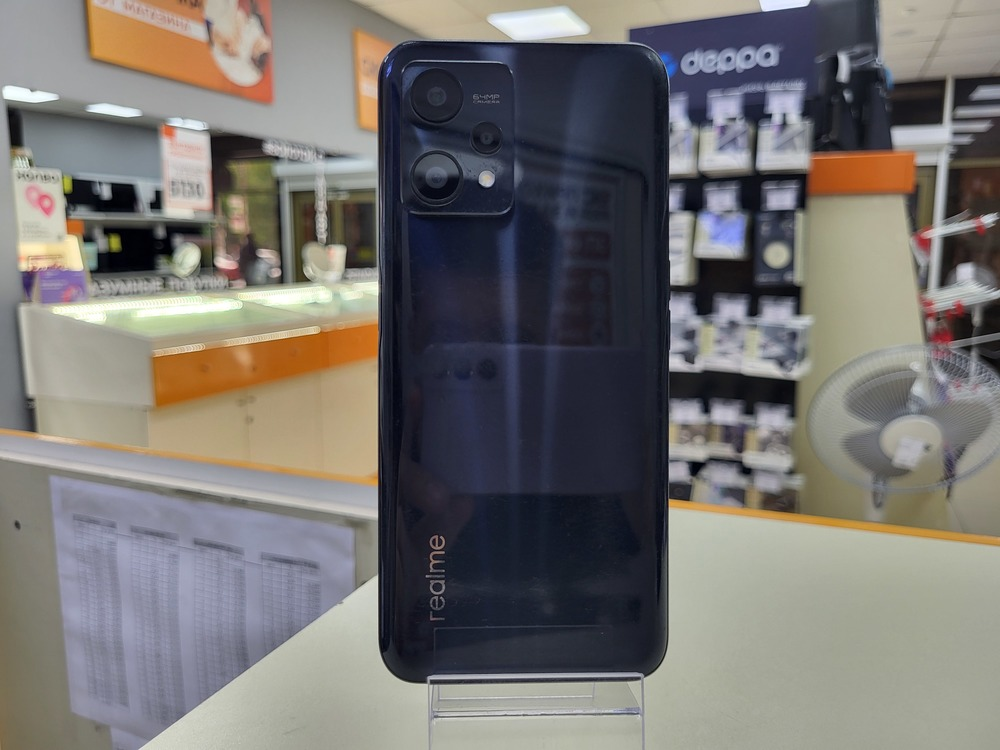 Смартфон REALME RMX3472 (9 PRO 5G) 8 + 128 ГБ цвет: черный (MIDNIGHT BLACK), Б/У, уценка