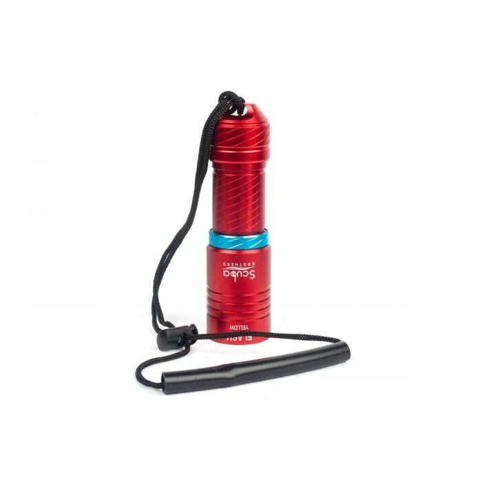 Фонарь подводный FLASH 2000люмен теплый свет красный