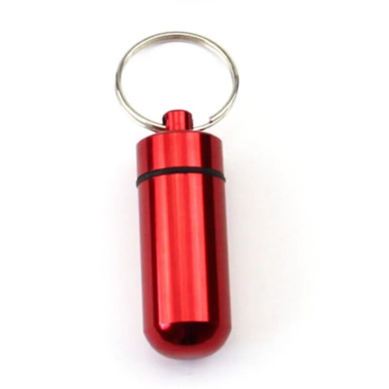 Металлическая мини-коробка для таблеток Red