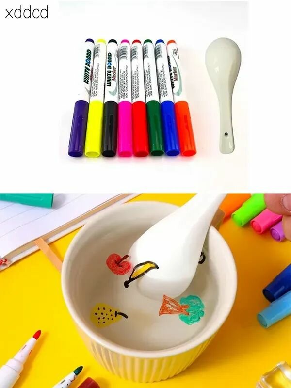 Фломастеры для рисования на воде, 8 цветов, пластиковые, для детей и творчества