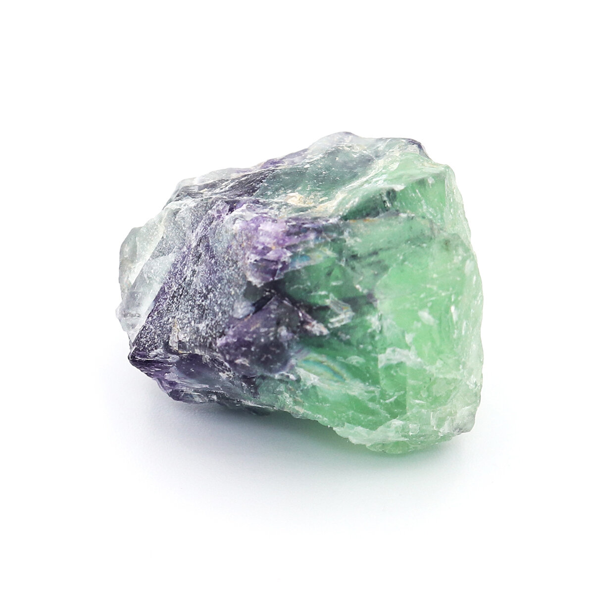 Флюорит необработанный, натуральный камень/минерал (50-60 г, 36-44 мм)