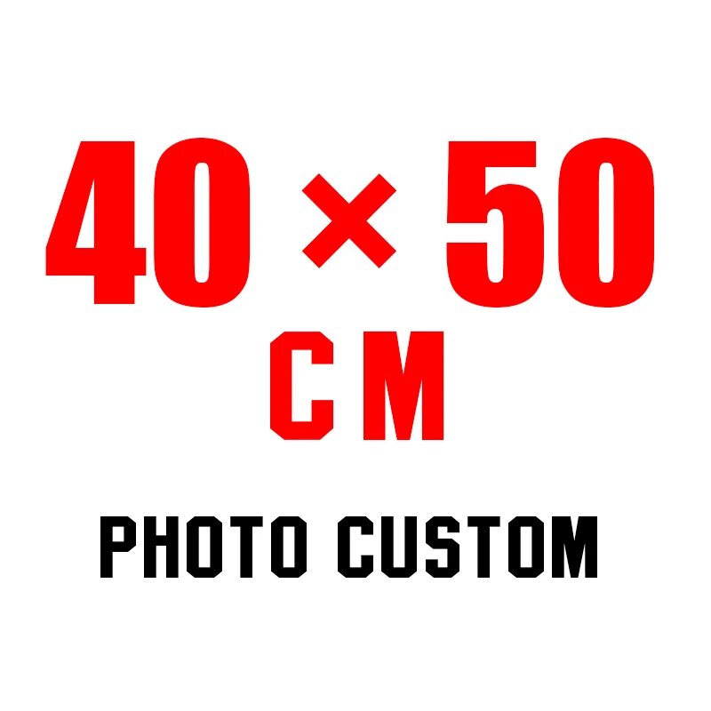 Наборы для вышивания крестиком по фото на заказ, 11CT/14CT, Cotton Threads, 40x50cm, 11CT