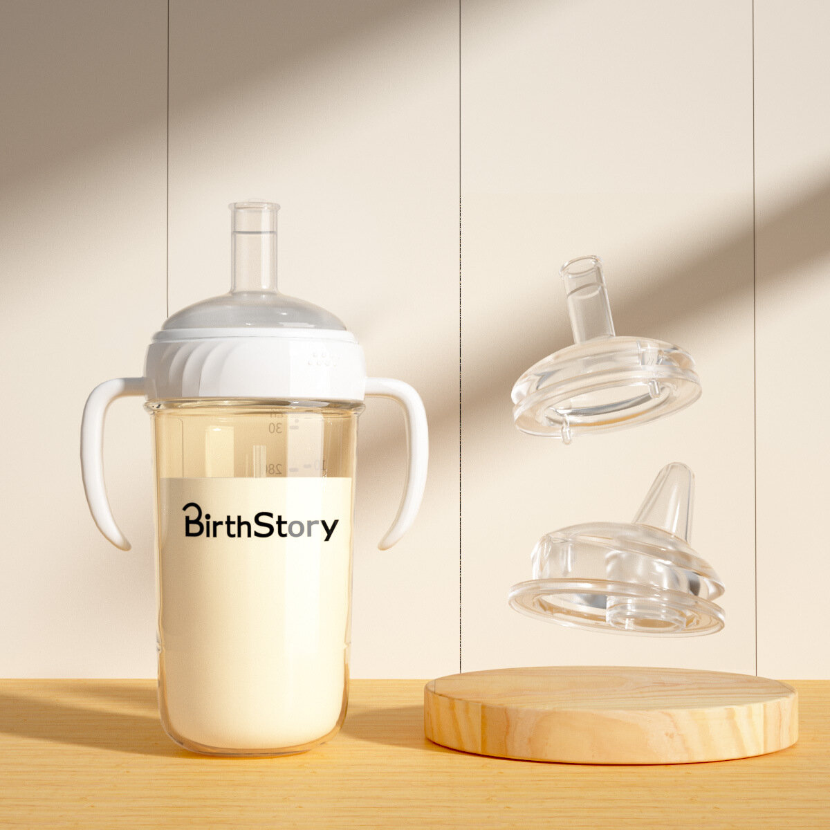 Ширококалиберная бутылочка для воды, одна бутылка, три вида использования, обучающая чашка для питья, чашка с утиным носиком, PPSU, антиколиковая бутылочка для младенцев