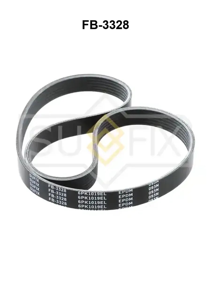 FB3328, Ремень поликлиновыи эластичныи SUFIX