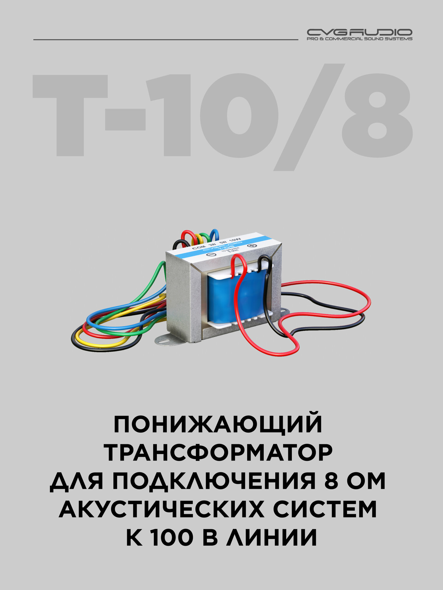 CVGAUDIO T-10/8 Понижающий трансформатор