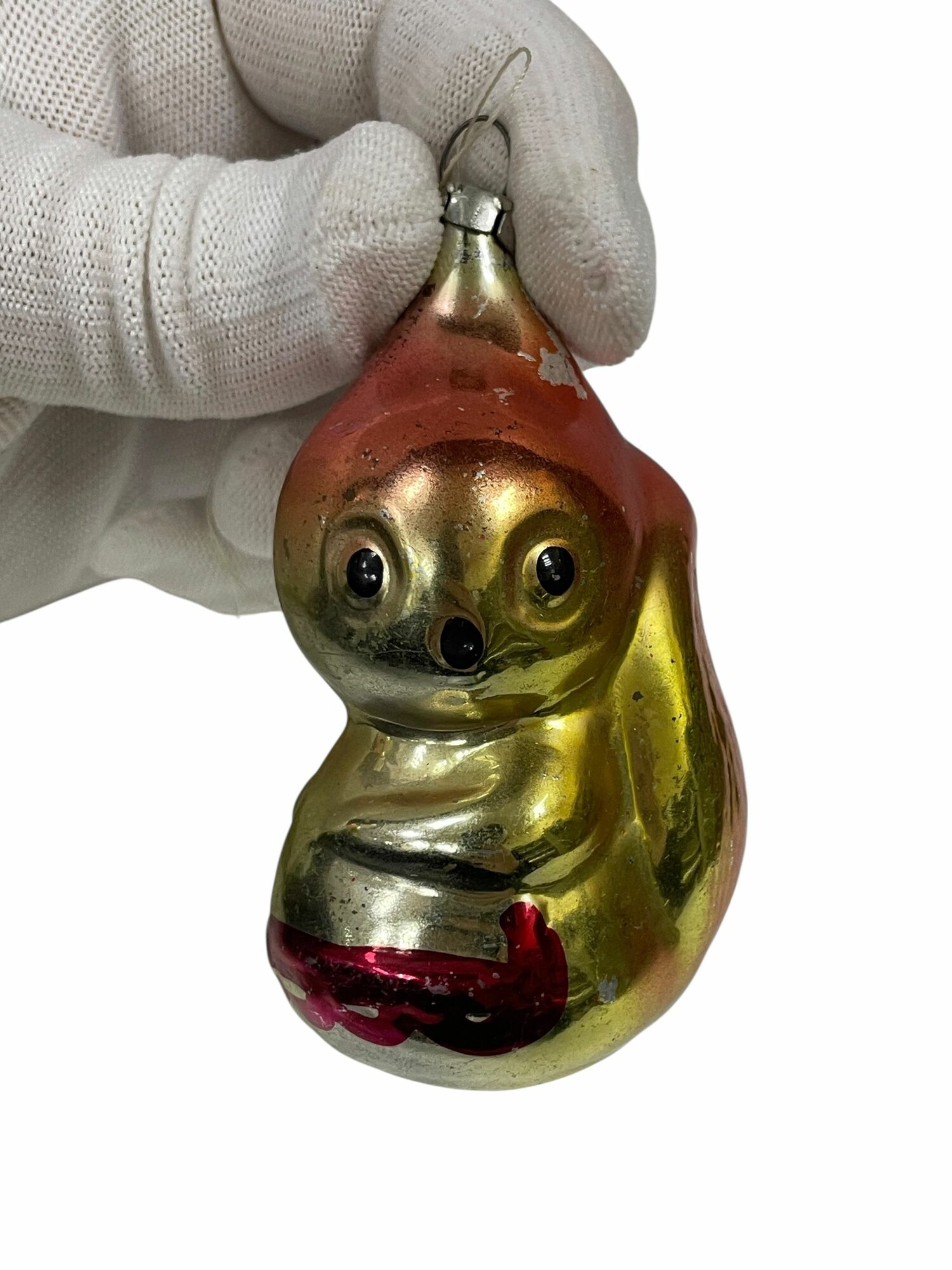 Советская елочная игрушка, Белка. Сделано в СССР