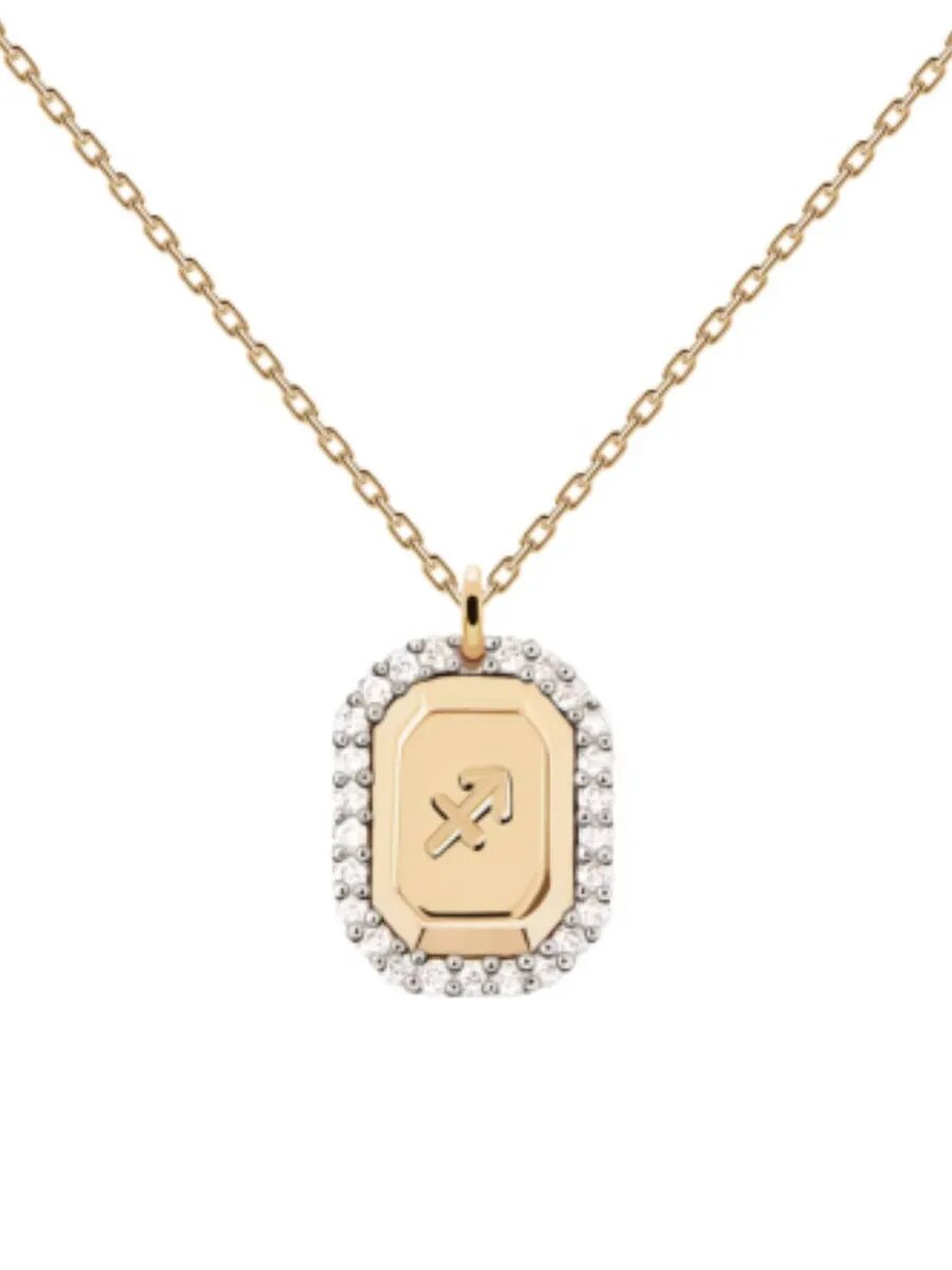 Колье, серебро, 925 проба, фианит