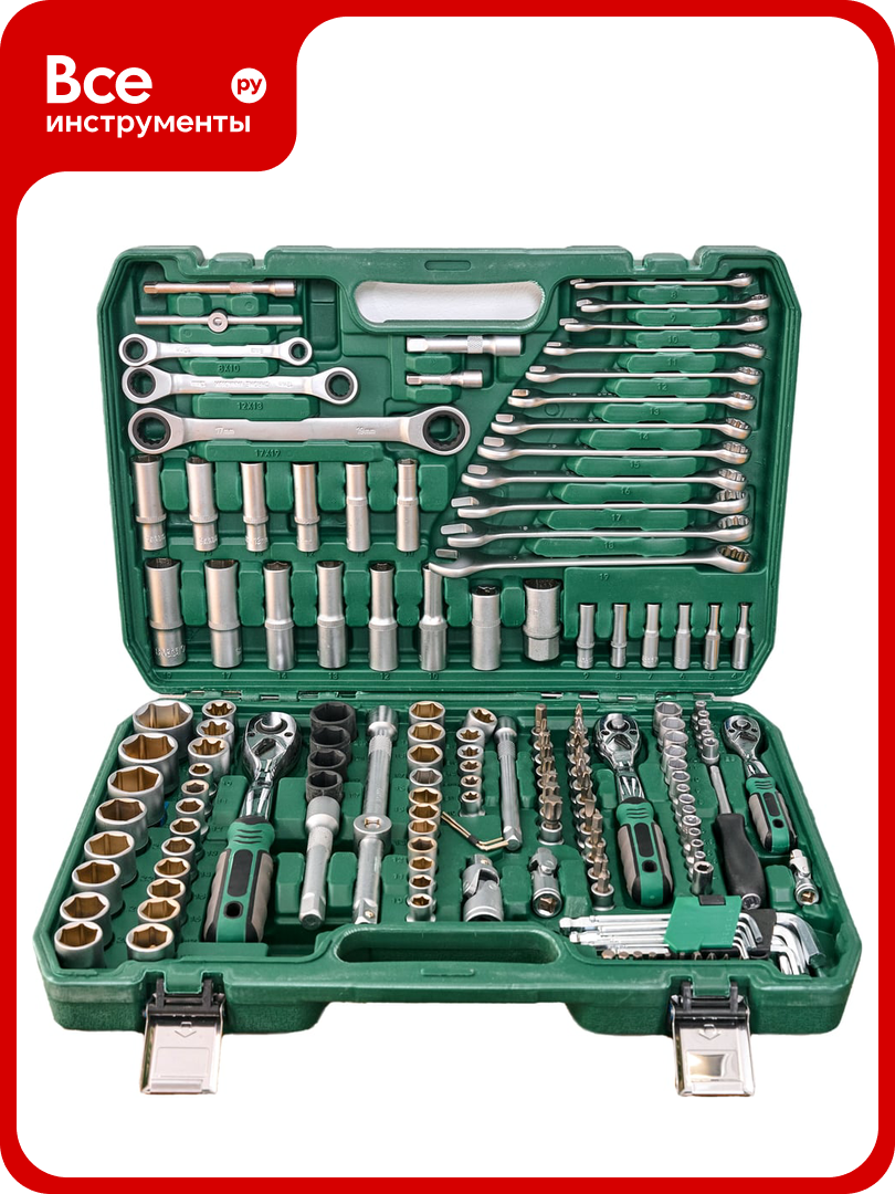 Набор инструментов HAUSKRAFTER для авто, для ремонта дома 151 предмет 2041394488072