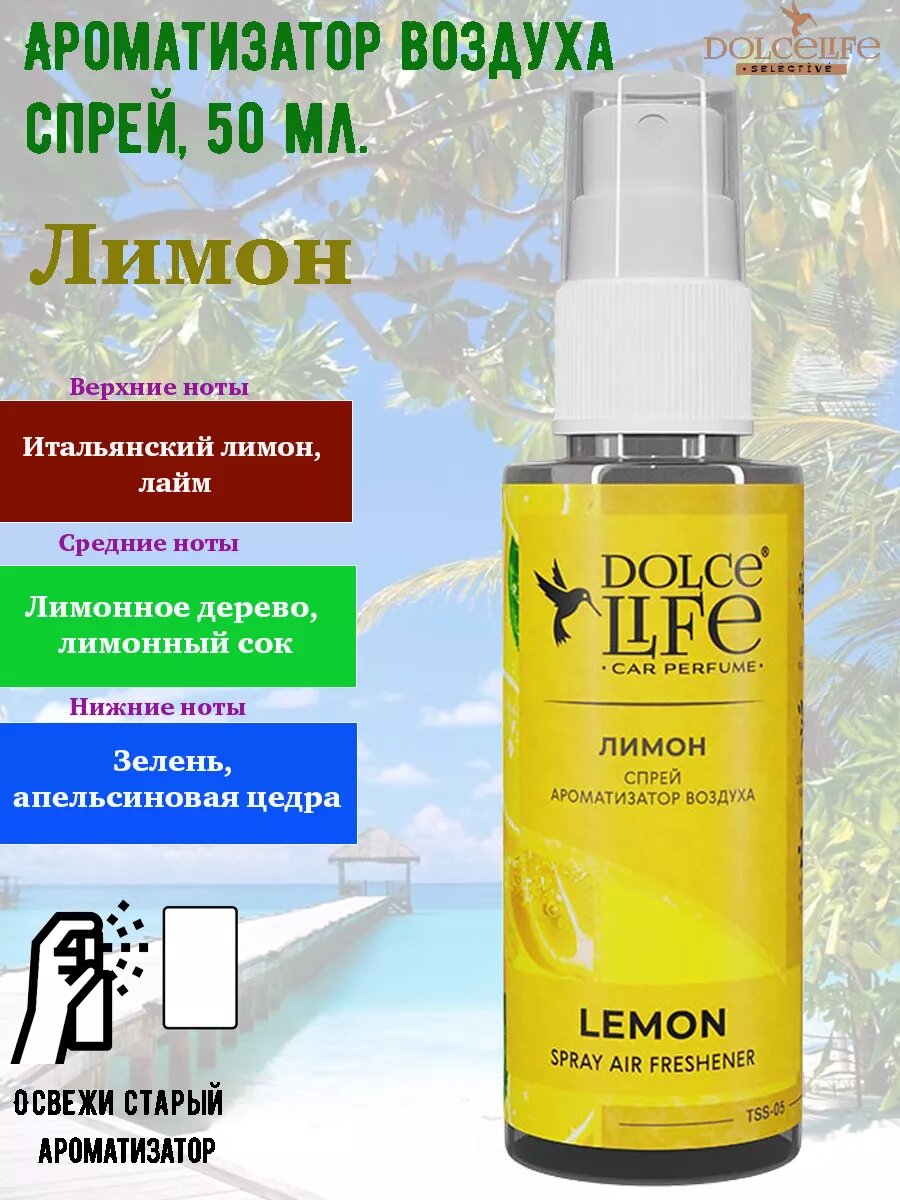 Ароматизатор Tensy, спрей, с пробником