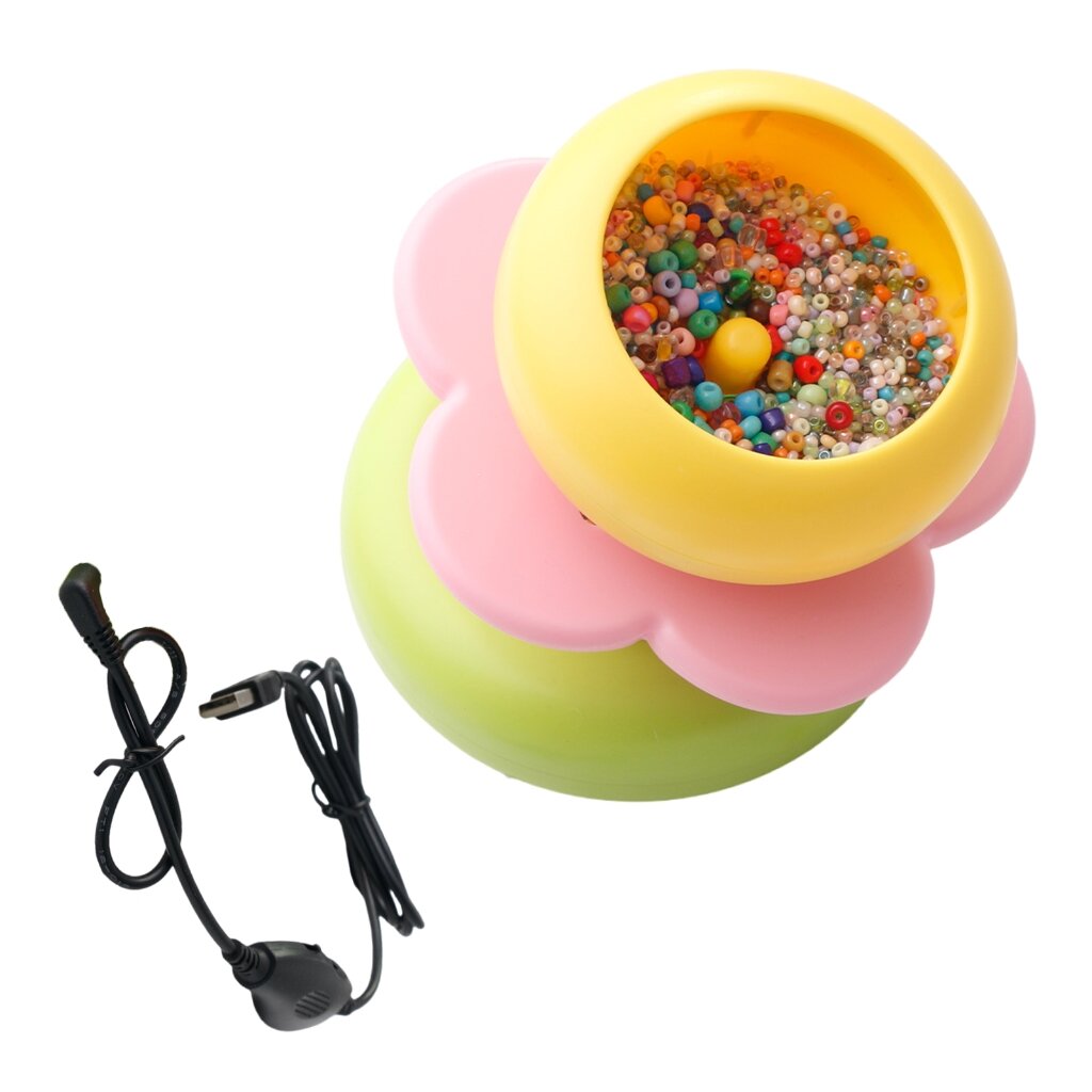 Электрическая машина для вышивания бисером USB-розовый