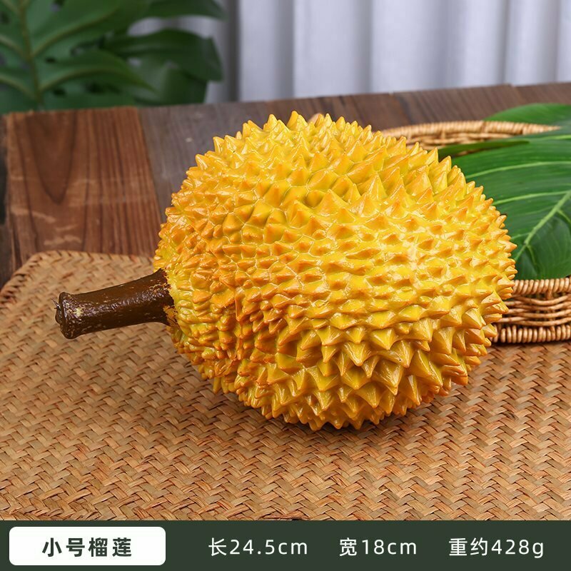 Модель дуриана, искусственный фрукт, большой тропический продукт, декор для окна супермаркета, реквизит для фотографии