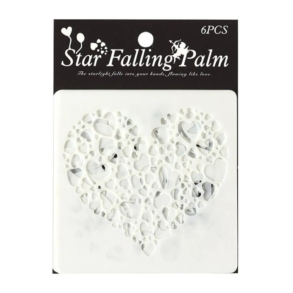 Шаблоны для рисования сердечек, - Звезда падает в