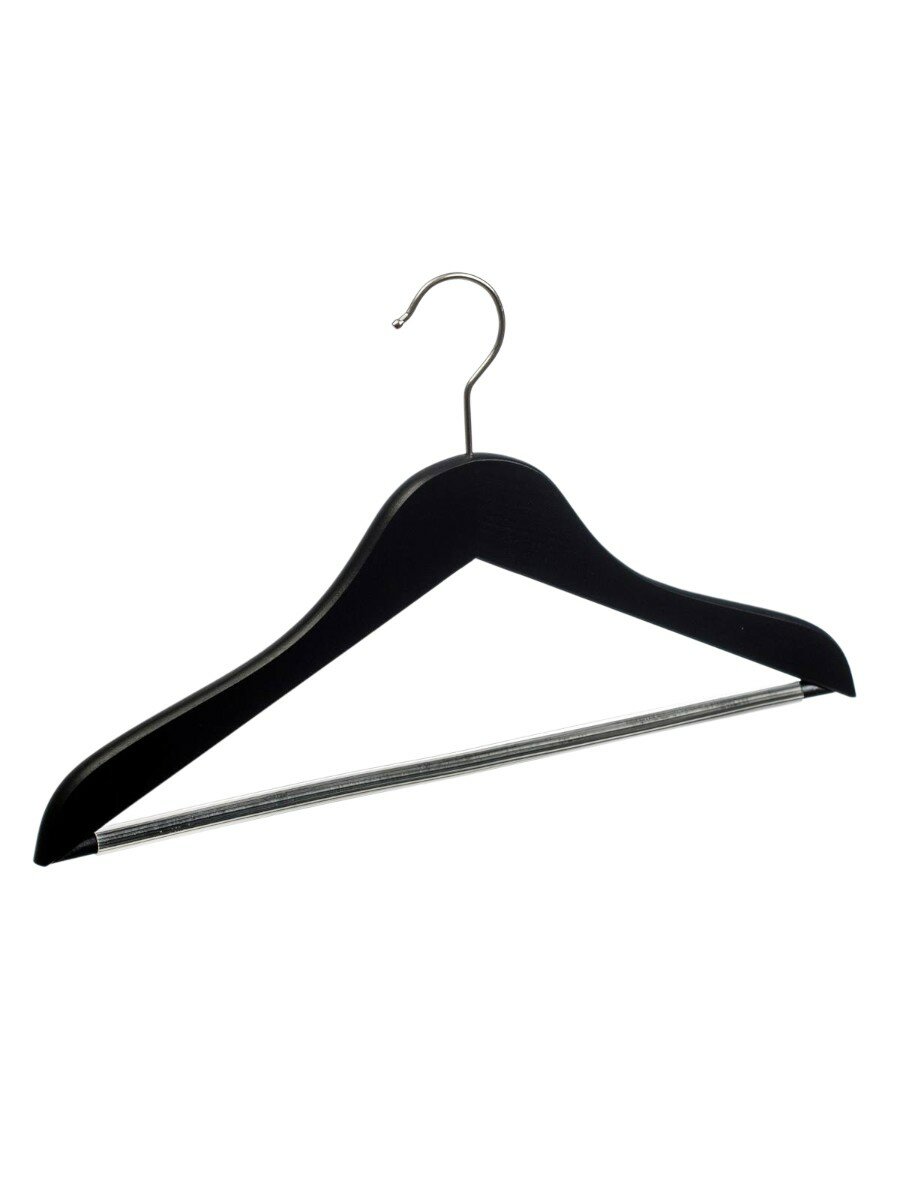 Вешалка Сortec для комплектов одежды, материал бук, цвет черный