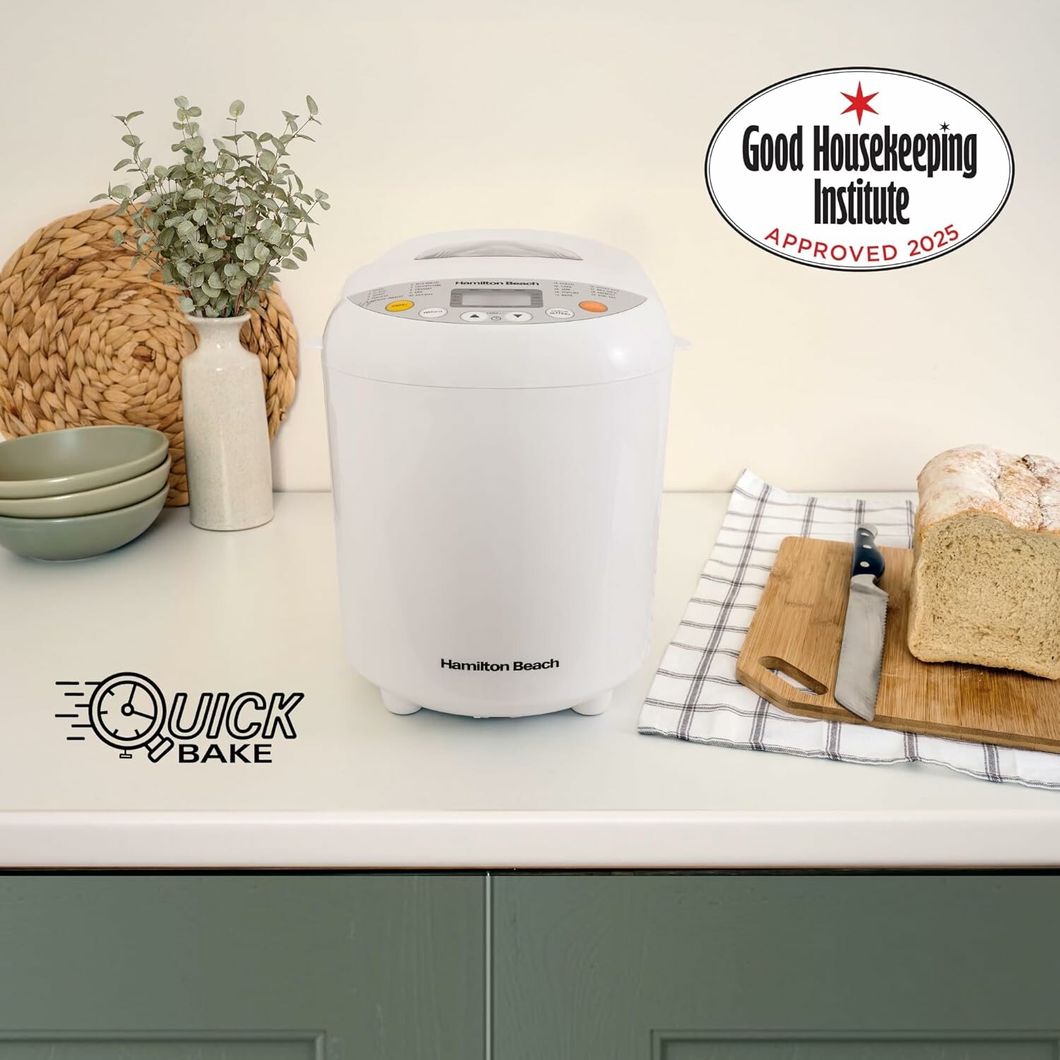 Хлебопечка Hamilton Beach Bread Maker, 550 Вт - White — фото 1