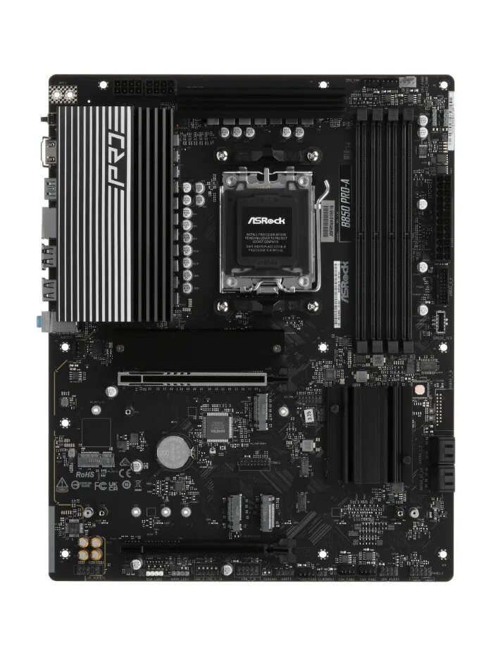 Материнская плата ASRock B850 PRO-A ATX AM5 AMD B850 4xDDR5 (256ГБ)