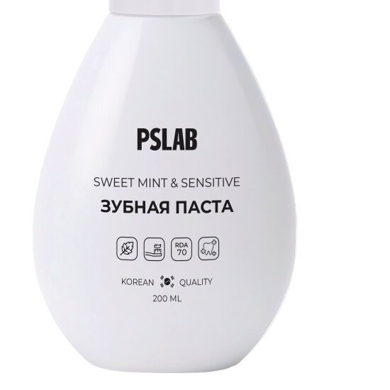 Зубная паста для чувствительных зубов Pslab SWEET MINT & SENSITIVE, 200 мл