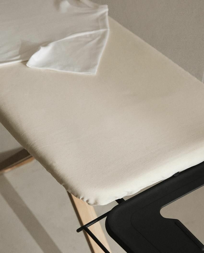 Чехол для гладильной доски ZARA HOME 7249/149/052 - из хлопка, 137 x 55 см, цвет светло-бежевый