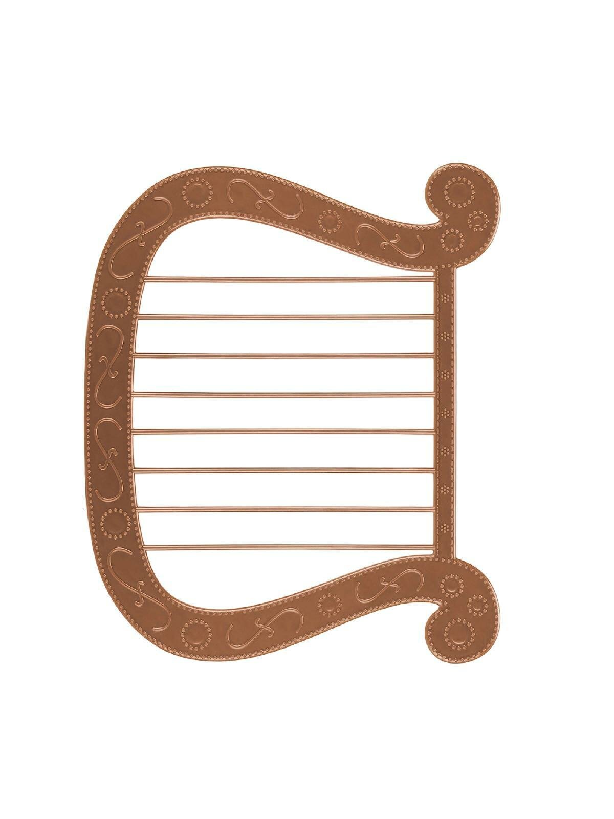 Пластиковая имитация арфы для сценических постановок, Светло - коричневый