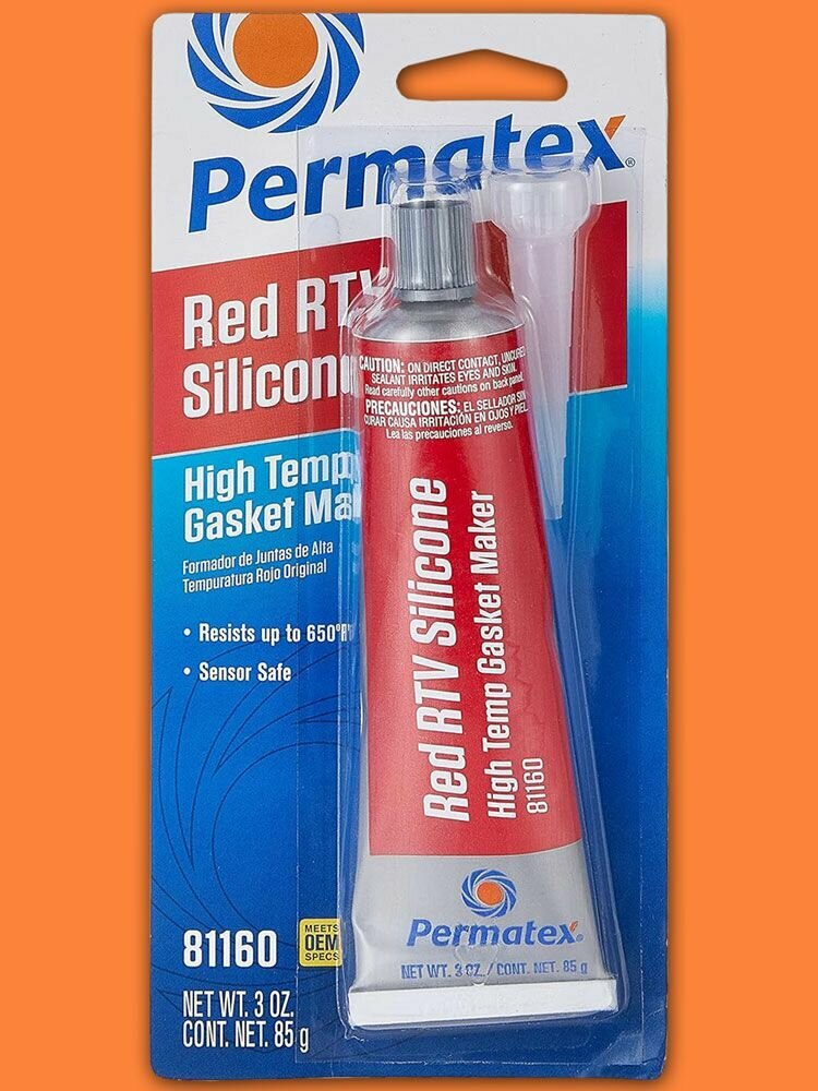 Герметик Высокотемпературный Красный PERMATEX 81160 Термостойкий RTV Силикон