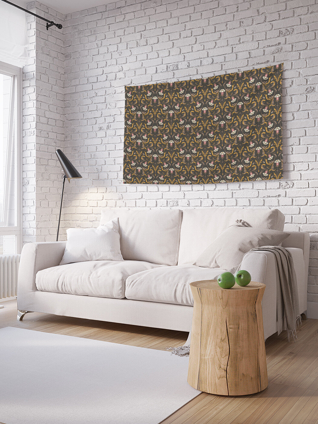 Горизонтальное фотопанно на стену "Винтажные колокольчики", 150x200 см