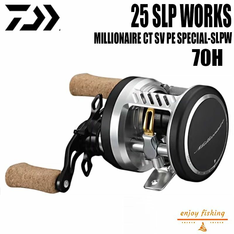 2025 Daiwa SLP Works Millionaire CT SV 70H Special-SLPW ограниченная серия кастомная кастинговая катушка для рыбалки с PE леской