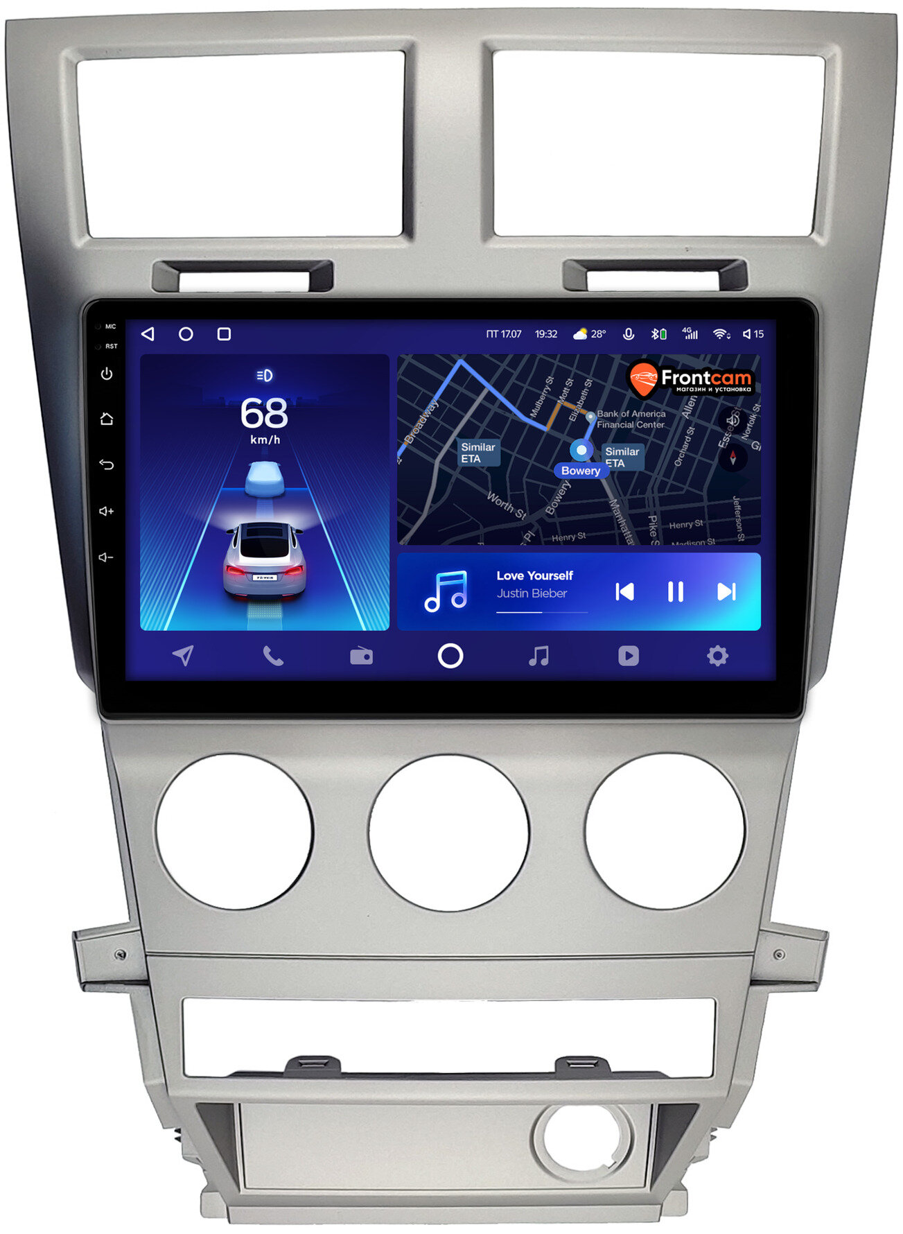 Штатная магнитола Teyes CC2 PLUS 6/128 9" RM-9-0013 Dodge Avenger 2007-2010 Android 10 (4G-SIM, DSP, QLed)