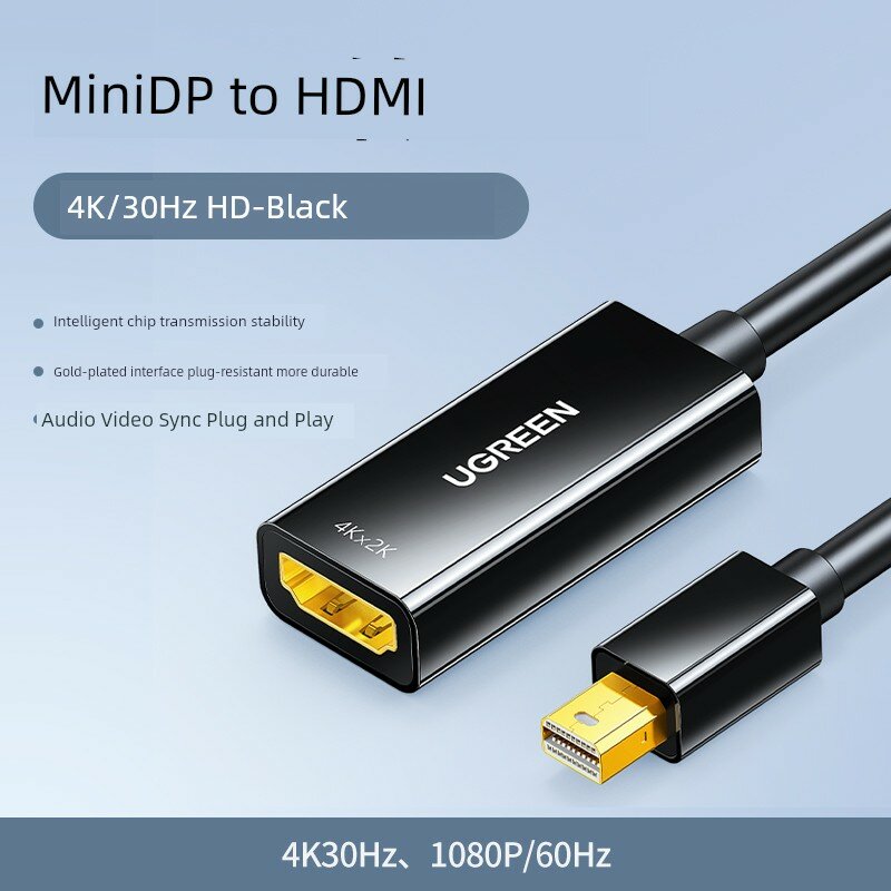 Кабель Greenlink mini-DP-HDMI, подключение 4K к монитору, внешний интерфейс DisplayPort, интерфейс Thunderbolt 2,
