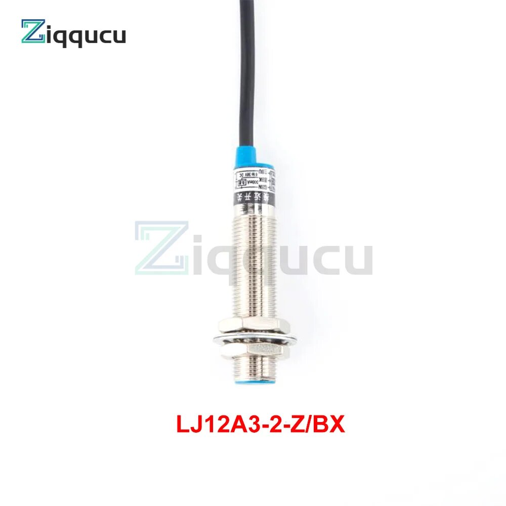 Индуктивный датчик приближения LJ12A3-2-Z/BX, DC6-36V, NPN/NO, Цвет: A