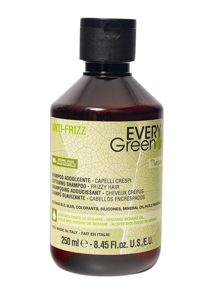 Шампунь для вьющихся волос Dikson EVERY GREEN VEGAN ANTI-FRIZZ Shampoo, 250 мл