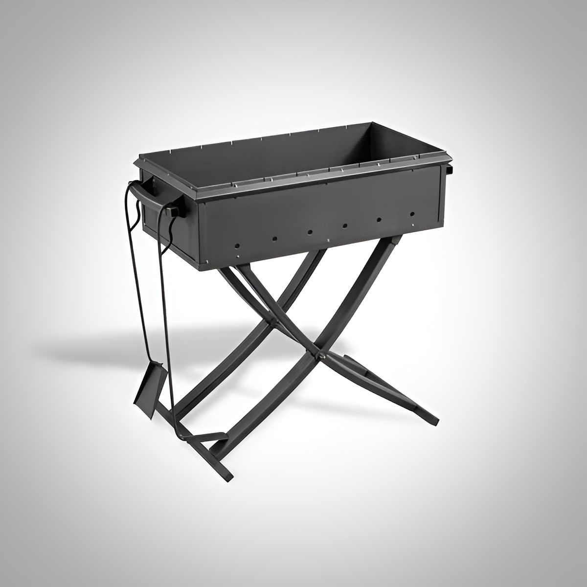 Мангал разборный со съемными опорами М-600, сталь 1,5 мм