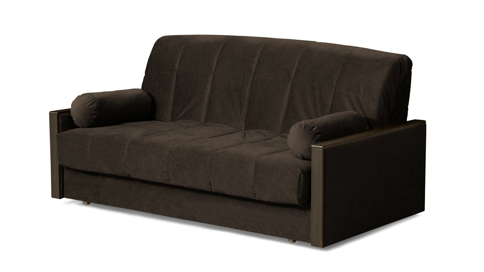 Диван Милена Лайт Velutto 24 NEW 183x105x88 см, коричневый Велютто, аккордеон GOODFORM