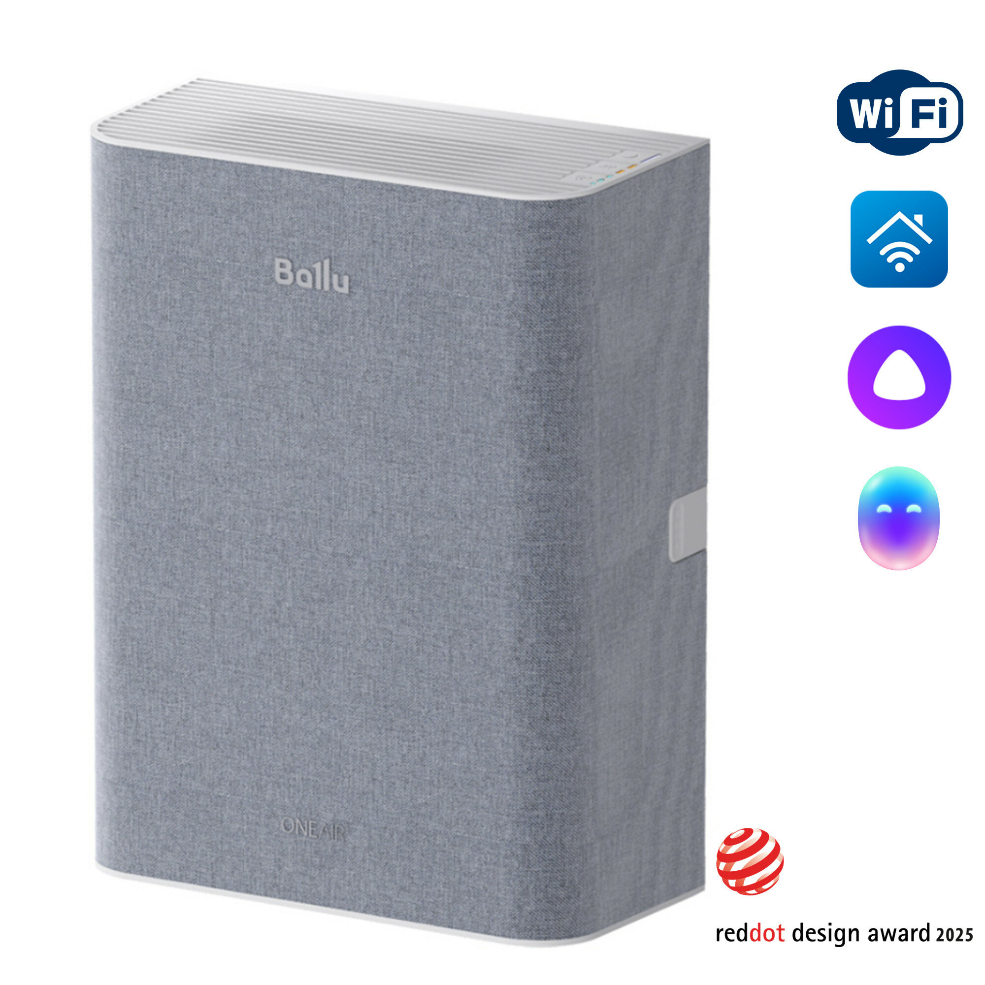Очиститель воздуха Ваllu ОNЕАIR АSP100 бризер, приточный, серый