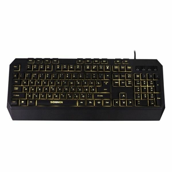 Игровая клавиатура Sonnen KB-7700 USB подсветка