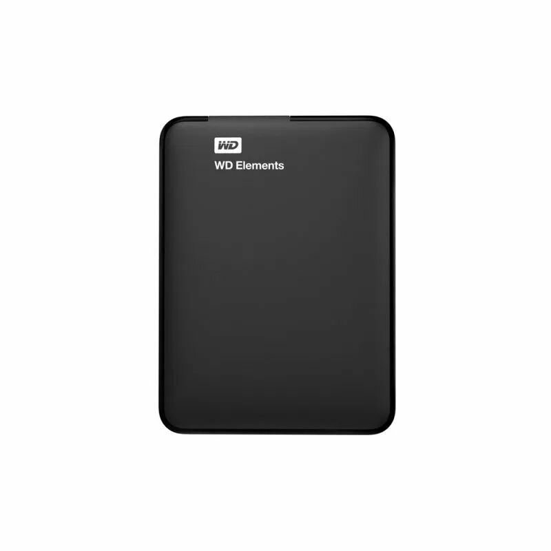Western Digital 1 ТБ Внешний жесткий диск (WDBUZG0010BBK-WESN), Пластик, черный
