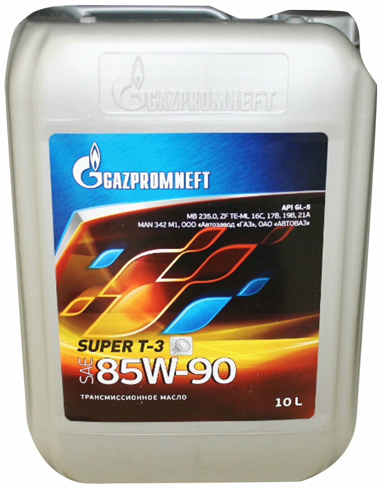 Масло трансмиссионное газпромнефть Super Т-3 85W90 (10л) 2389901298