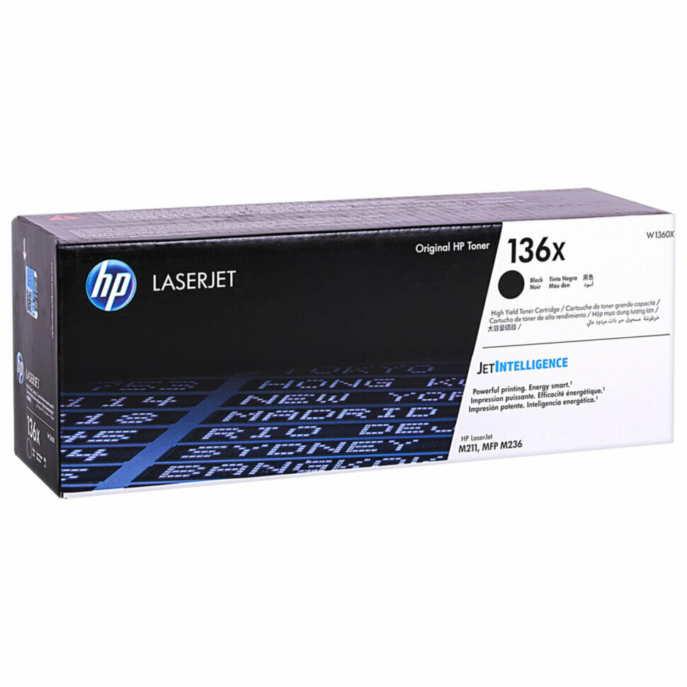 Картридж лазерный HP (W1360X) LaserJet M211dw/M236dw/M236sdn, №136X, ресурс 2600 стр, оригинальный, 364297