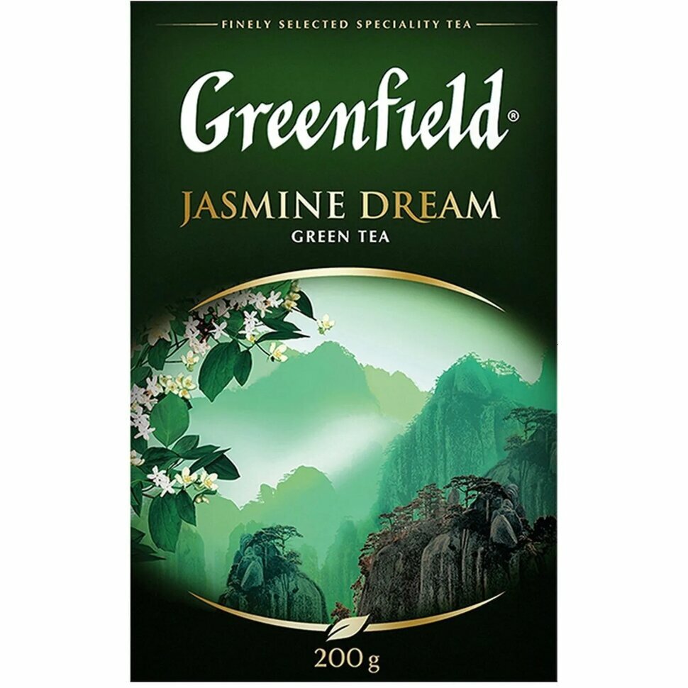 Чай зеленый листовой Greenfield Jasmine Dream, 200гр, 1841084