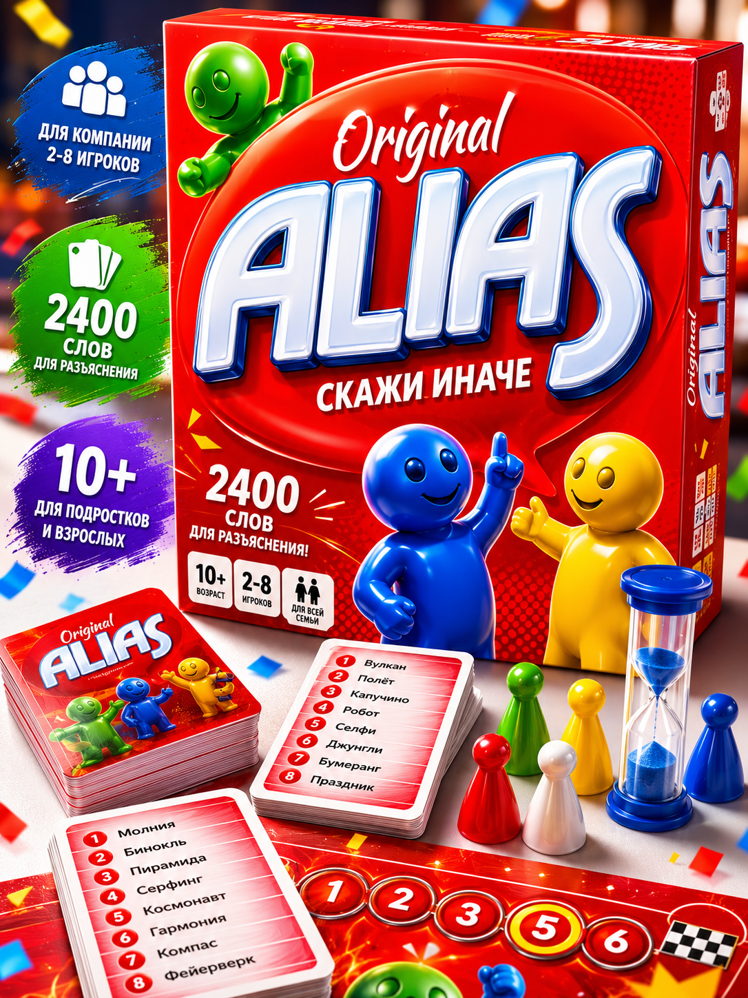 Настольная игра алиас ( Alias ), для вечеринок и семейных посиделок