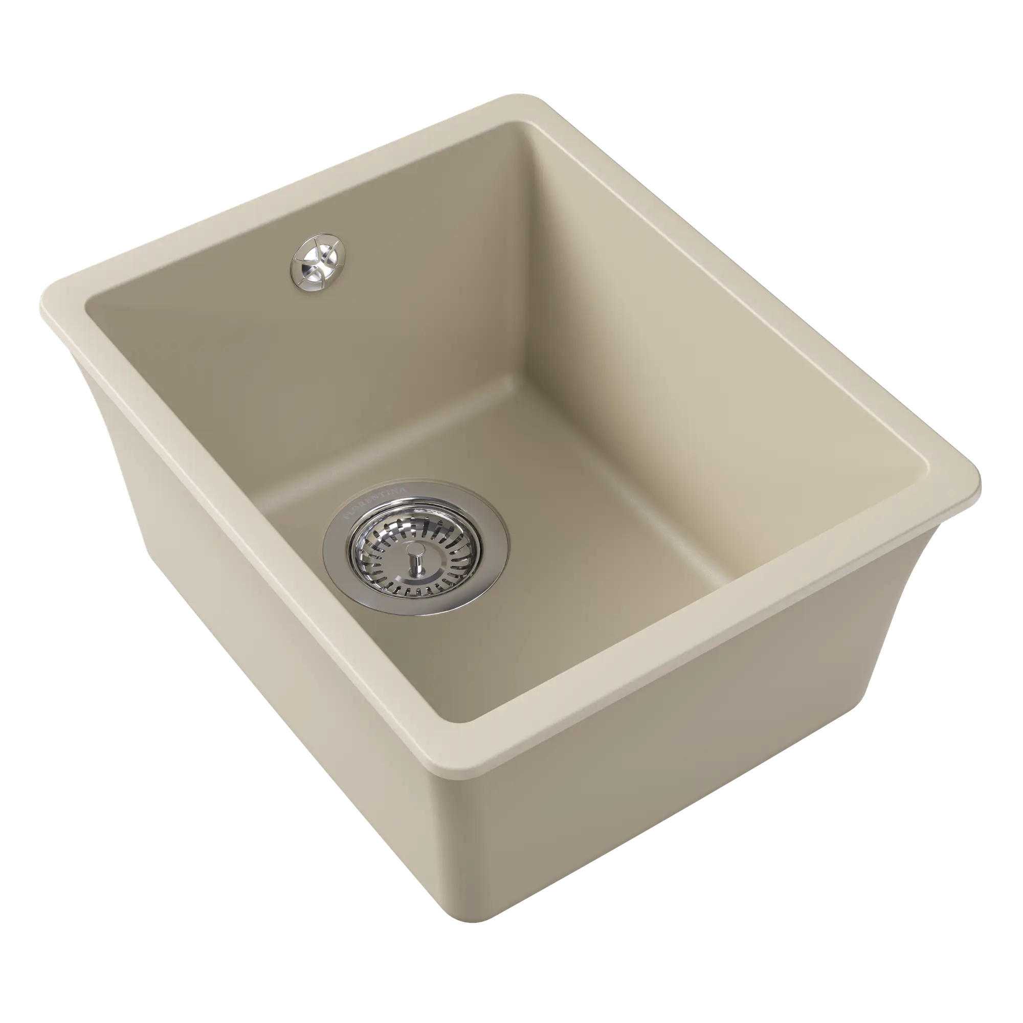 Кухонная мойка из кварцевого композита Florentina "Вега" 300, шампань FS, 34×42 см