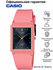 Наручные часы CASIO, розовый, черный