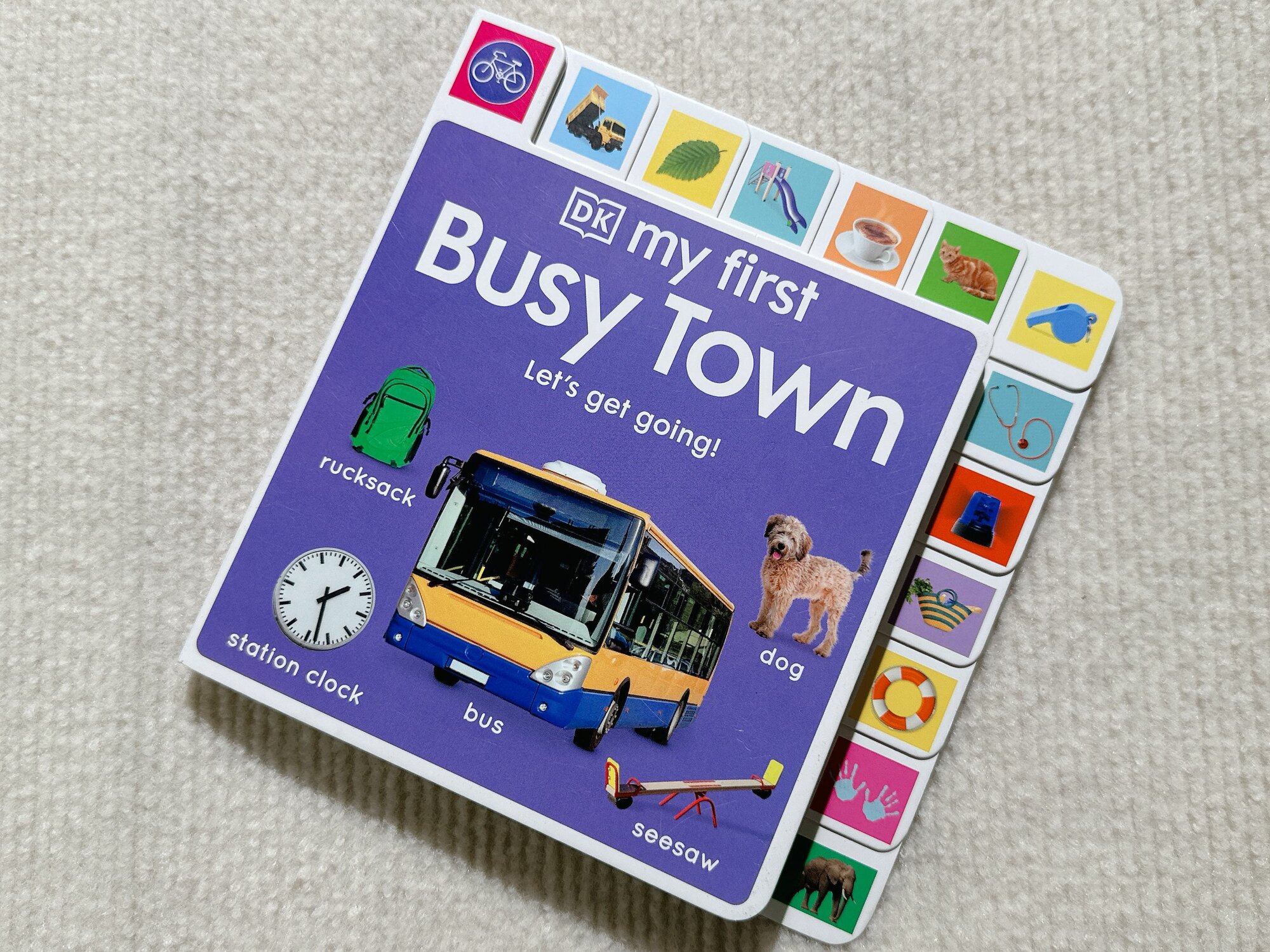 DK My first busy town lets get going Reprinted books