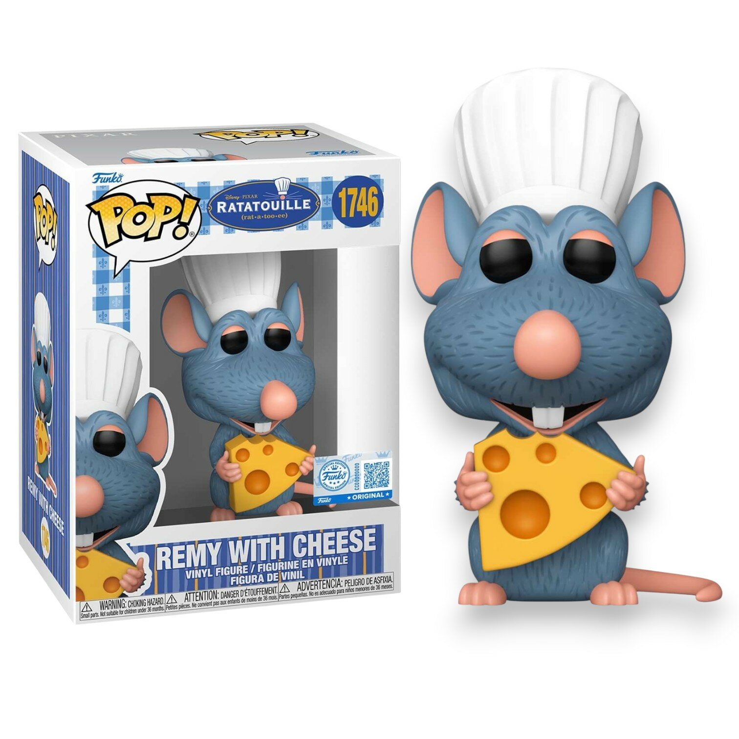 Фигурка Реми с сыром Рататуй "Ratatouille Remy with Cheese SS Exc" от Funko POP! 1746