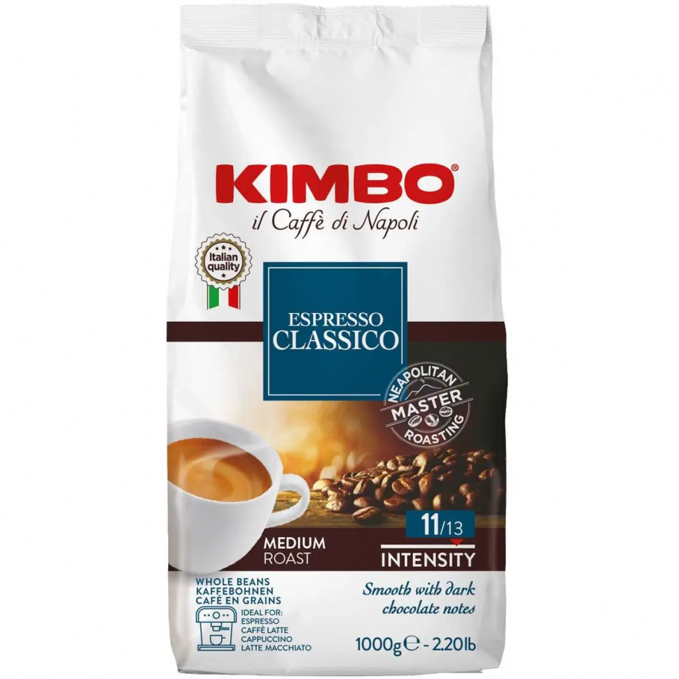 Кофе в зёрнах Kimbo Caffe Espresso Classico, 1 кг.