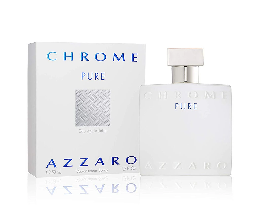Azzaro Chrome Pure туалетная вода мужская 50 мл / Азаро Хром Пур аромат