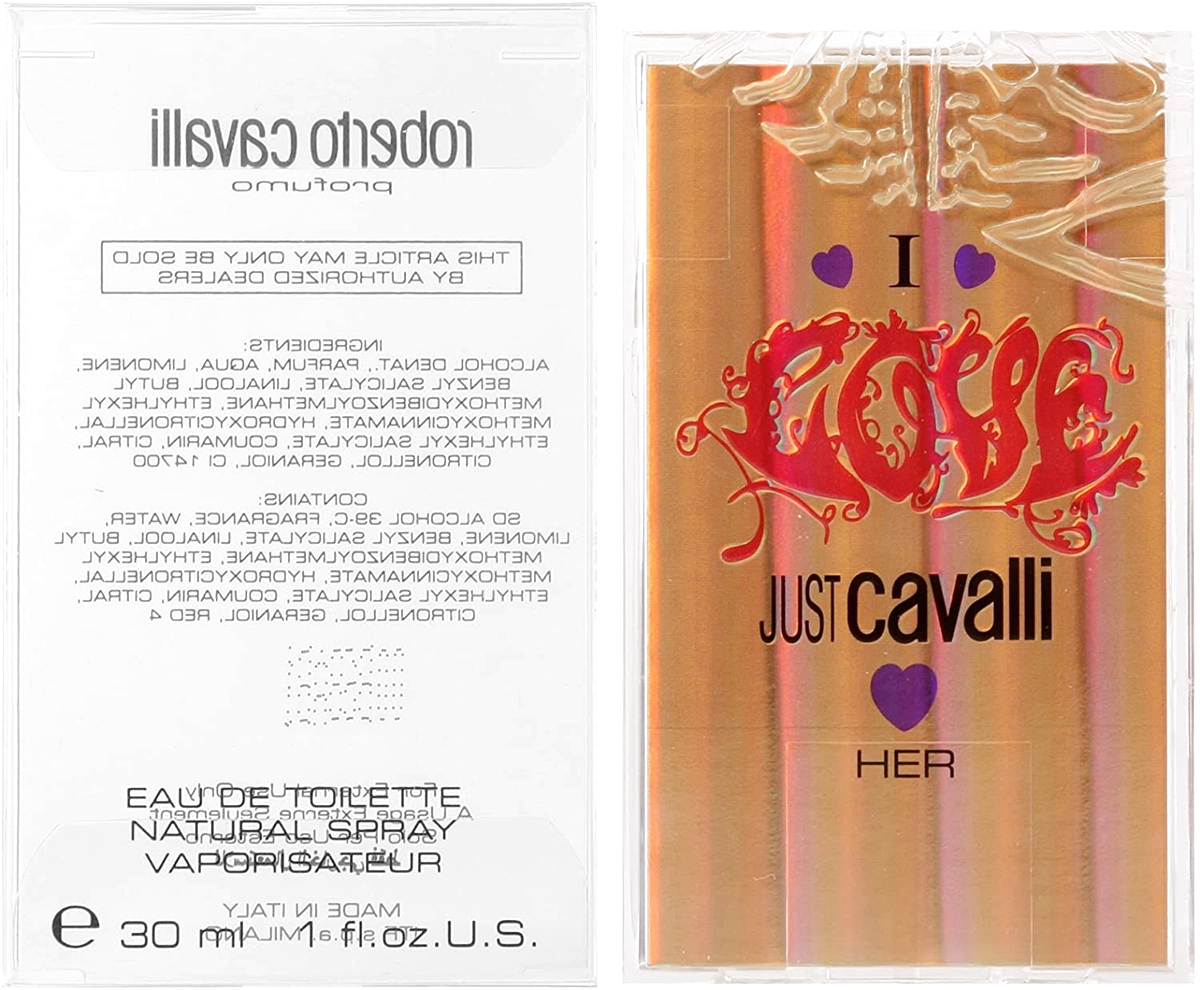 Джаст Кавалли Ай Лав Хер женская туалетная вода 30 мл - Roberto Cavalli I Love Her