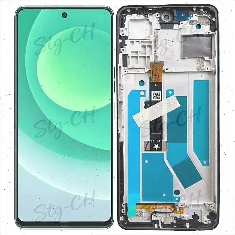 Дисплей(экран) для Tecno Camon 19 CI6(текно камон 19) в сборе с тачскрином рамкой