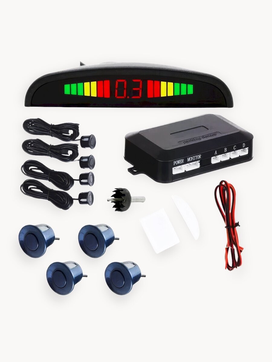 Парктроник на авто / Датчики парковки на автомобиль, 4 датчика