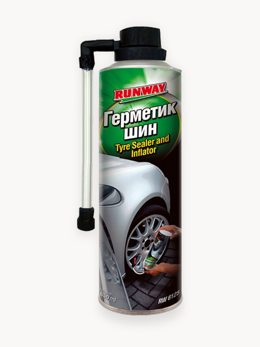 RUNWAY Герметик шин 650мл аэрозоль (RW6125)