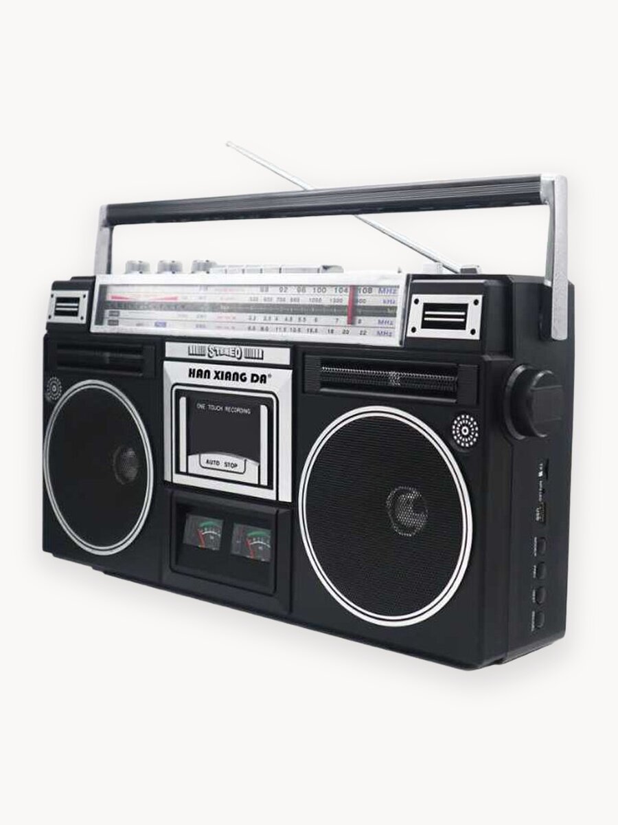 Магнитола hahafsq SKU00287-LYJ-FG, воспроизведение кассеты, радио, Bluetooth, черная